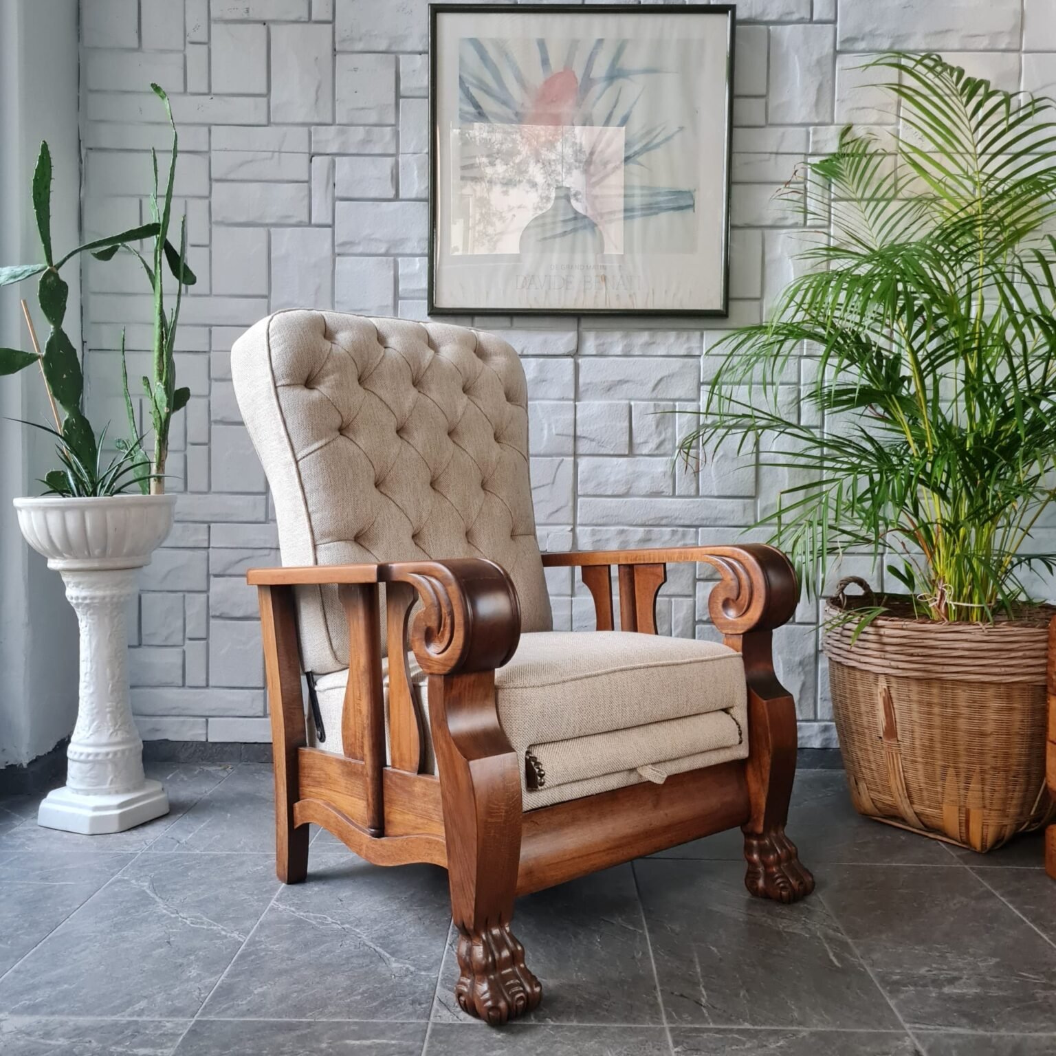 XIX. YY. Sonu Victorian Berjer | Hobo Furnitures